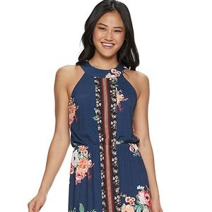 Trixxi | Dresses | Trixxi Three Pink Hearts High Neck Maxi Dress | Poshmark